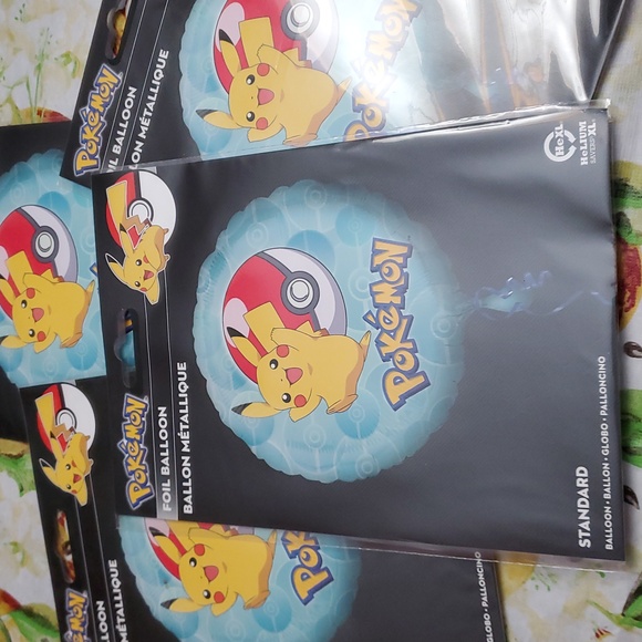 Pokemon | Party Supplies | Nip 4 Pokemon Foil Balloons | Poshmark